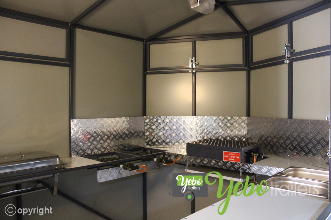 2.8m Mobile Food Trailer | Yebo Trailers