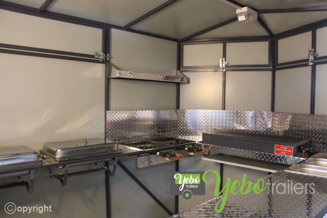 3.4m Mobile Food Trailer | Yebo Trailers